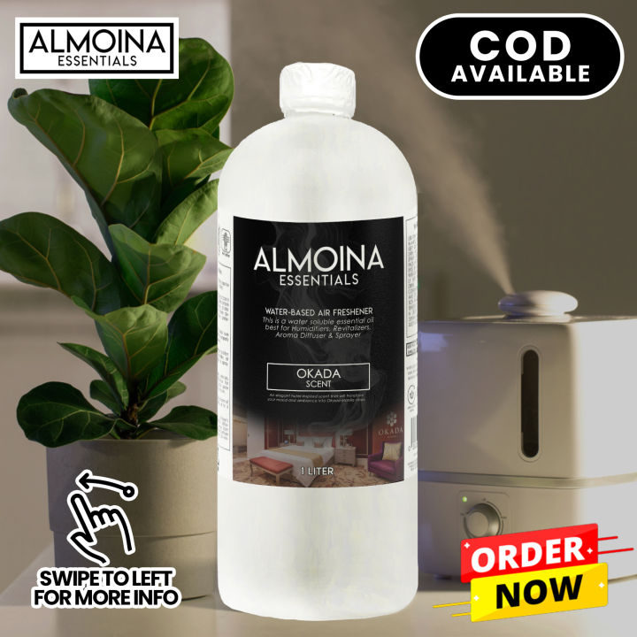 1L Okada Premium Water Based Essential Oil Long-Lasting Scent for ...