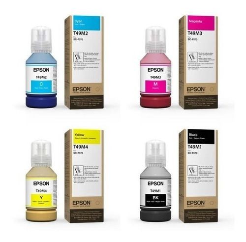 Epson Ink Bottle Number T49K1-4 หมึกเบอร์ T49K1-4 สำหรับ SC-T3130X ของ ...