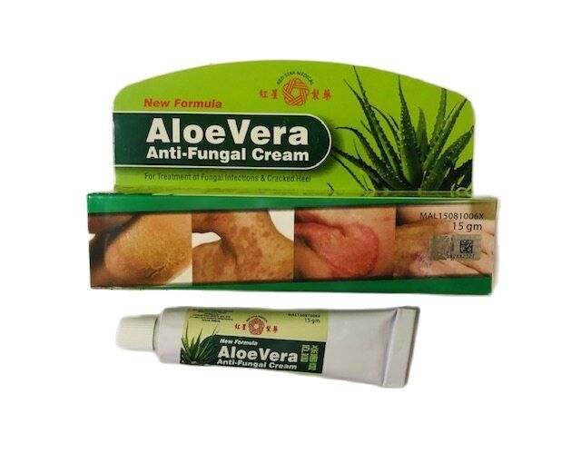 ALOE VERA Anti-Fungal Cream 15gm (RED STAR MEDICAL) Exp: 2028 | Lazada