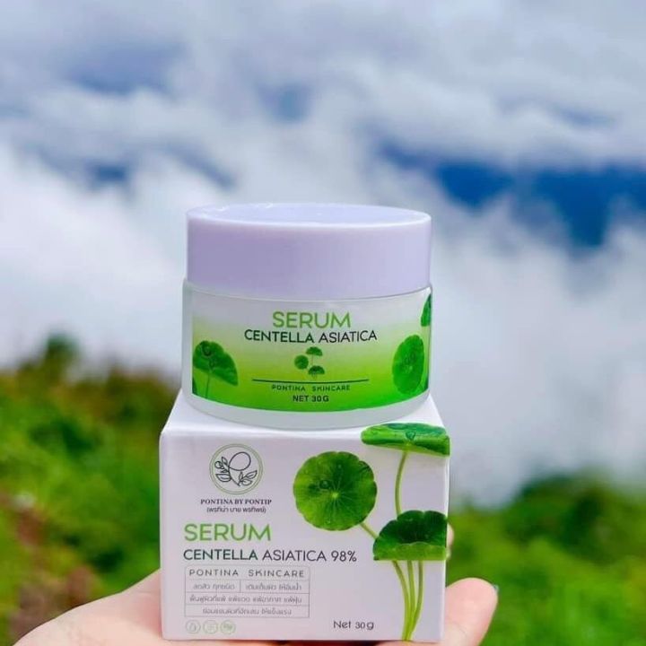 Pontina Serum Centella Asiatica เซรั่มใบบัวบก พรทิน่า ขนาด 30กรัม
