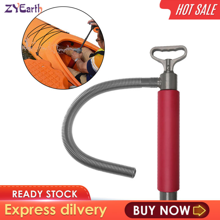 ZYEarth 46cm Portable Kayak Bilge Pump, Canoe Paddler Capsizing Swamping Pump Emergency Tool ...