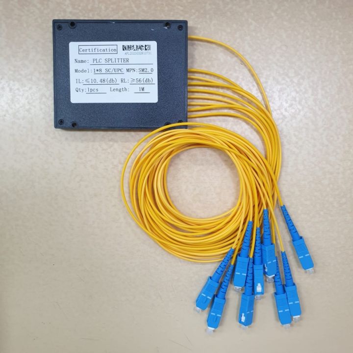 PLC SPLITTER FO SC UPC SPLITTER MODULAR 1-8 | Lazada Indonesia