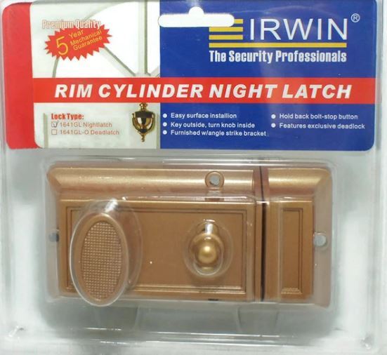Irwin Rim Cylinder Night Latch | Lazada PH