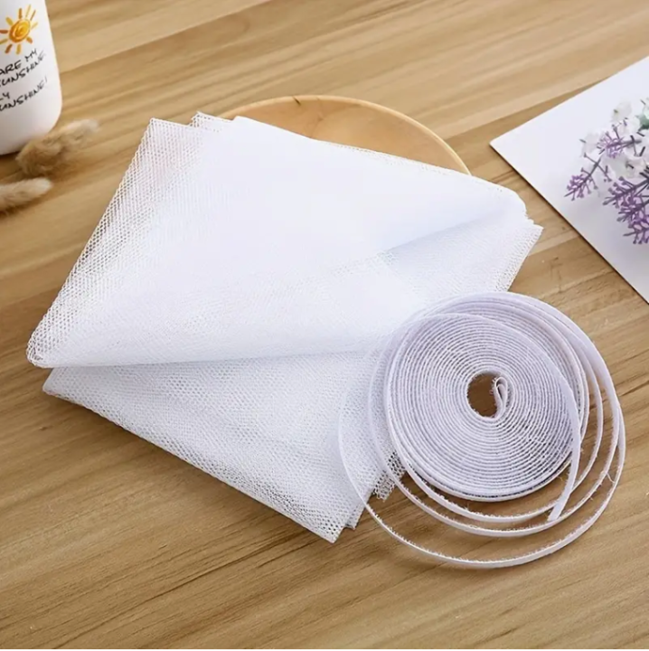 CHAINSTORE Self Adhesive Velcro Mosquito Net detachable Window screen ...