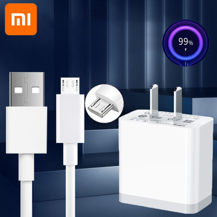 ชุดชาร์จเร็ว Xiaomi สายชาร์จ Mirco + หัวชาร์จเร็ว รองรับรุ่น Xiaomi Note / Max / Redmi7A, Redmi ...