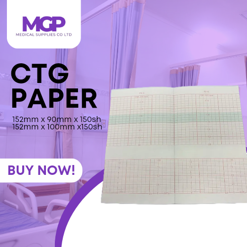 CTG Paper / NST Fetal Monitor Paper 152mm x 90mm x 150sh for EDAN F6 ...