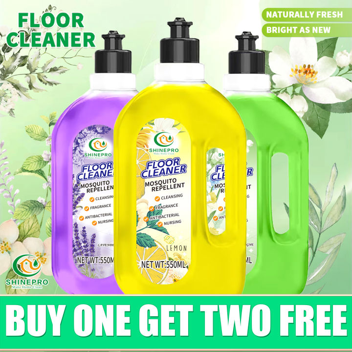 Shinepro Buy1Get2 Floor Cleaner with Mosquito Repellent, Remove Stain ...