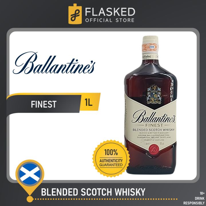 Ballantine's Finest Blended Scotch Whisky 1L Ballantines | Lazada PH