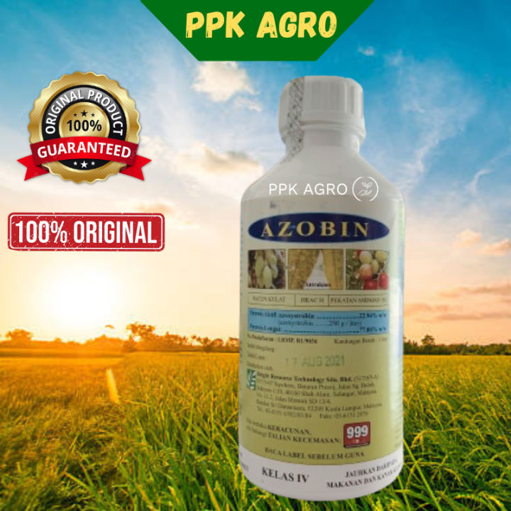 1L AZOBIN AZOXYSTROBIN 22.94%/ Amistartop RACUN KULAT HAWAR BINTIK DAUN ...