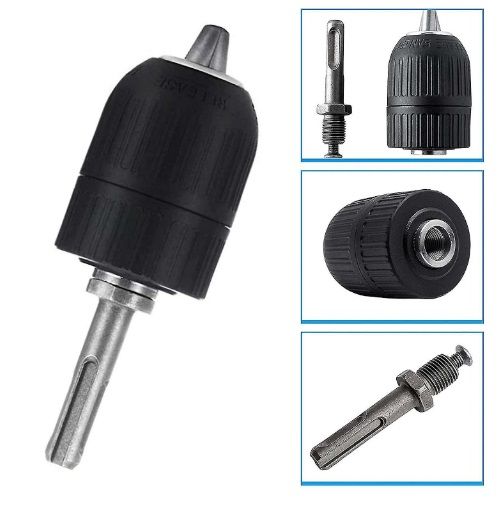 MKR 0.8-10mm/2-13mm DRILL CHUCK Head WITH ADAPTOR IMPACT WRENCH TIGHT ...