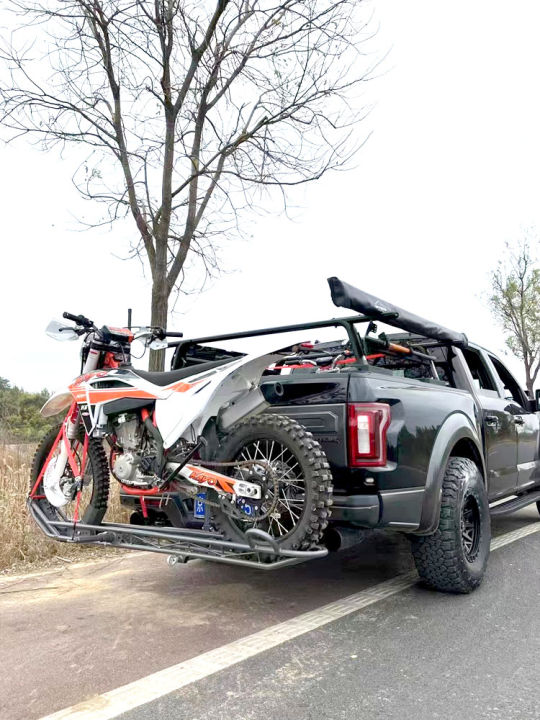 Automobile cross-country motorcycle rack trailer rear rack portable ...