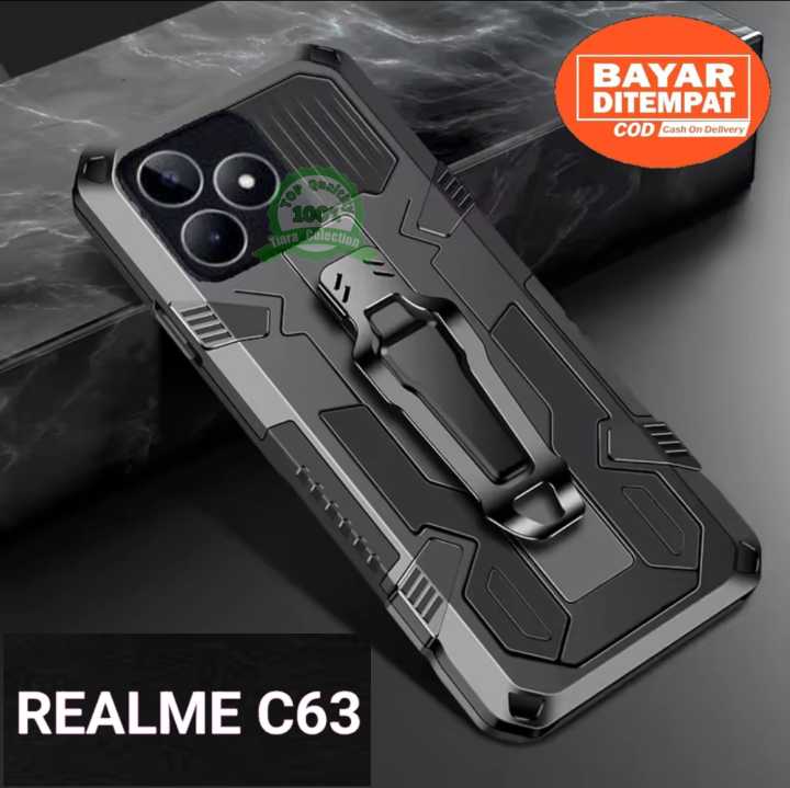CASE UNTUK REALME C63 Casing Armor Terbaru Back Klip , Sarung HP ...