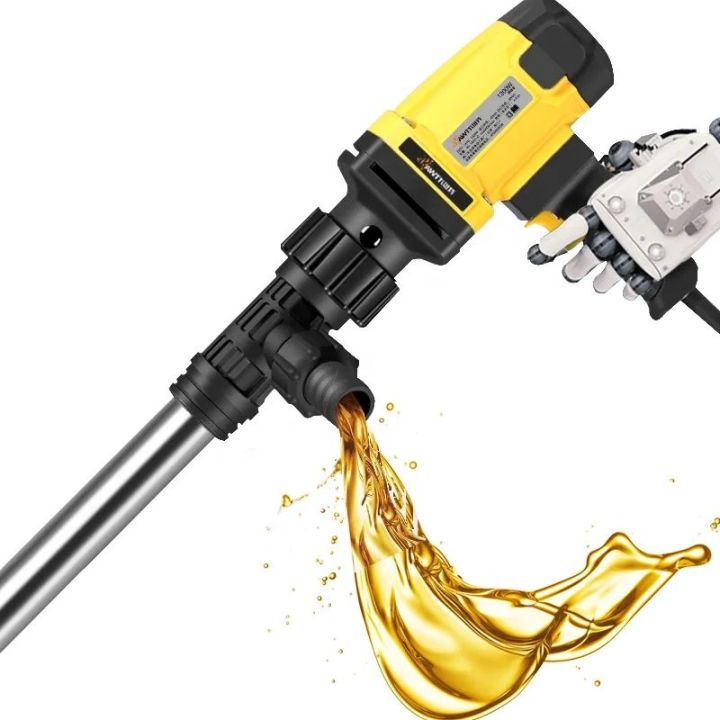 Portable high-viscosity electric drum pump food grade 200l electric mini barrel oil stick ...