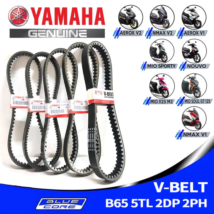 【24 hours shipping】 V-Belt Genuine ORIGINAL Fan Belt B65 / 5TL / 2DP / 2PH Drive Belt for NMAX ...