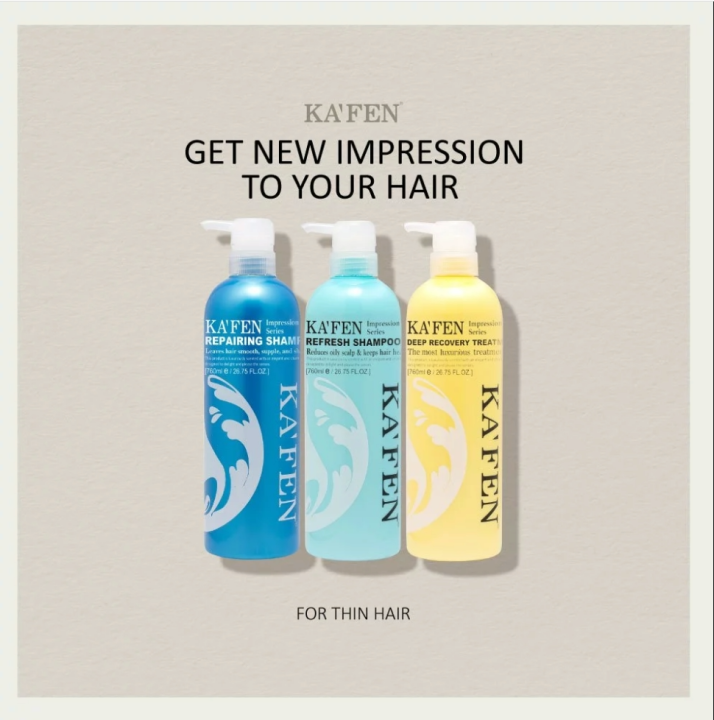 KAFEN Impression Series Hair Repair/Refresh/Treatment 760ml | Lazada