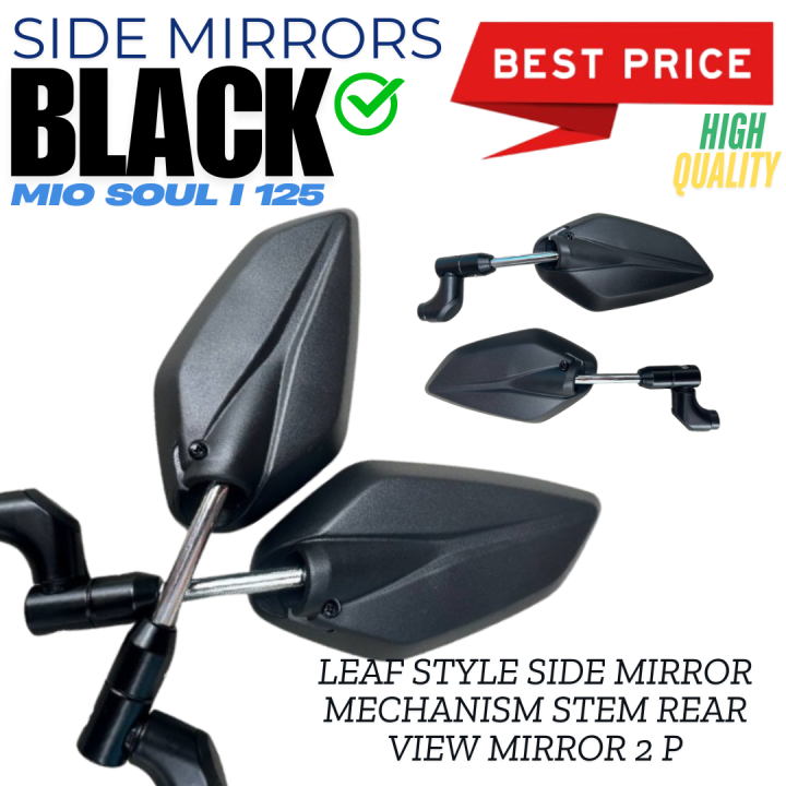 MIO SOUL i 125 MOTORCYCLE LEAF STYLE SIDE MIRROR MECHANISM STEM REAR ...