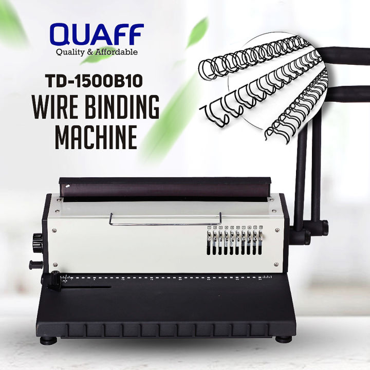 【PaperCornerPh】 QUAFF Wire Binding Machine A4 size TD-1500B10 | Lazada