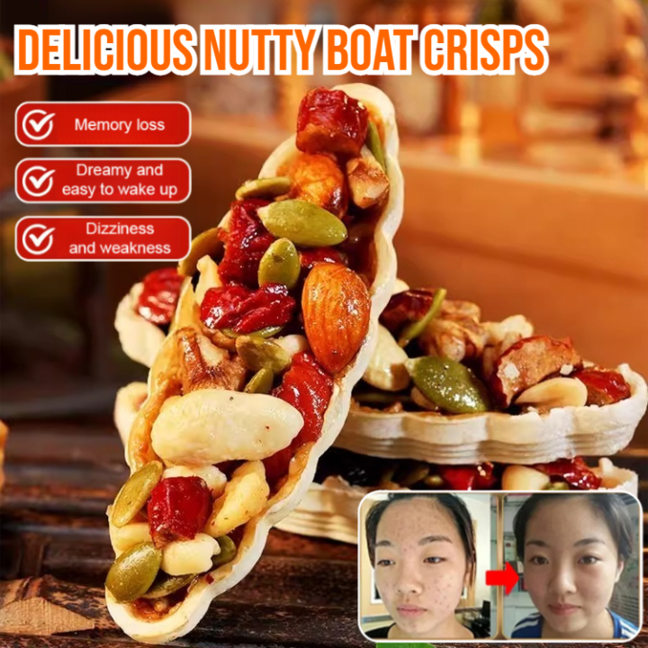 Astragalus Codonopsis Babao Nuts And Boat Tart Delicious Nutty Boat ...