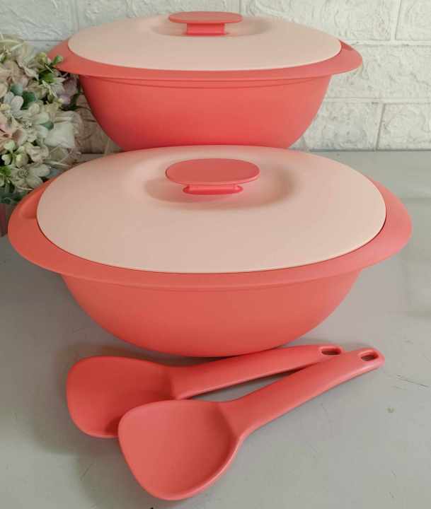 Tupperware Bloomia Rice Server 3L with spoon | Lazada PH
