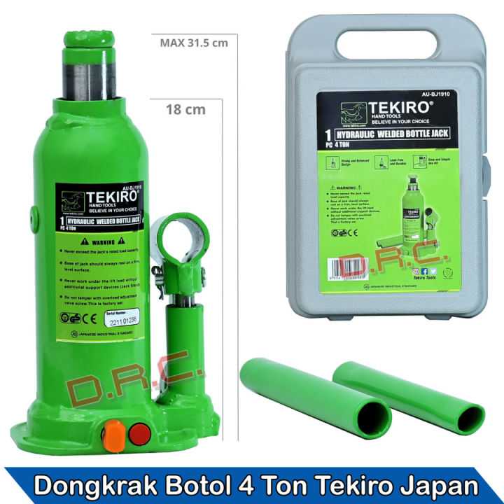 BOTTLE JACK Dongkrak Botol Tekiro 4 Ton Hydraulic Jack 4Ton Tekiro ...