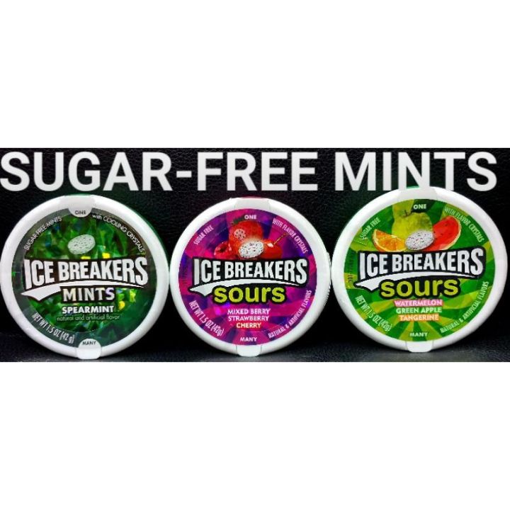 SUGAR-FREE ICE BREAKERS MINTS / SOURS 42g | Lazada PH SUGAR-FREE ICE BREAKERS MINTS / SOURS 42g | Lazada PH