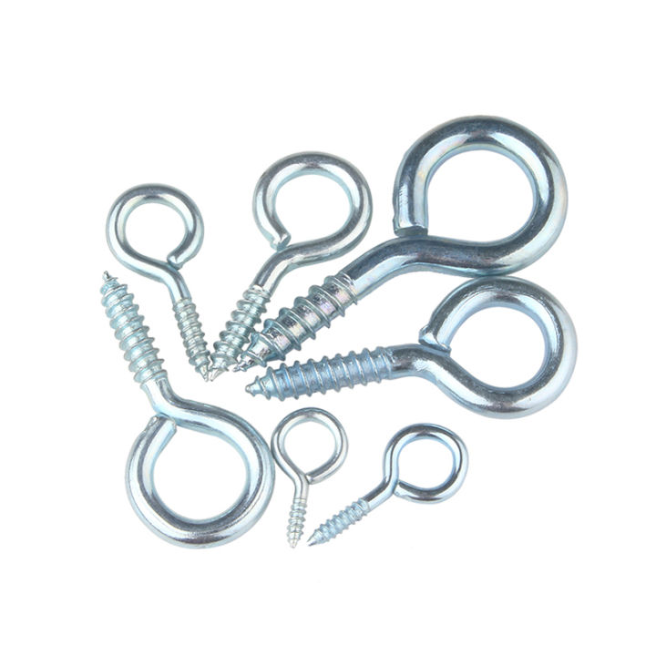 Galvanized Eye Self-Tapping Screw Hook Hanging Ring Screws Lifting Eye ...