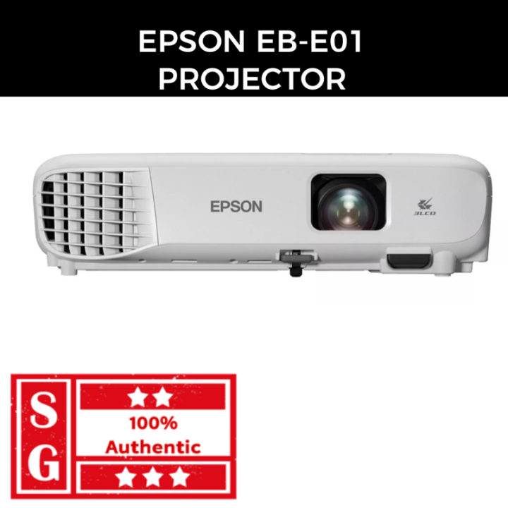 Epson EB-E01 XGA 3LCD Projector Epson Projector Epson Office Projector ...