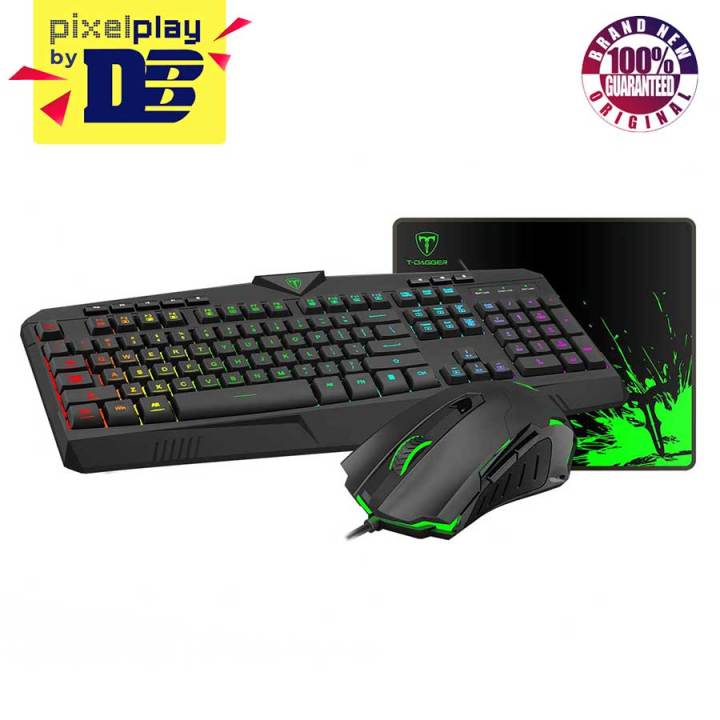 T-Dagger T-TGS006 3-in-1 Gaming Combo (Brigadier T-TGM206 Mouse ...