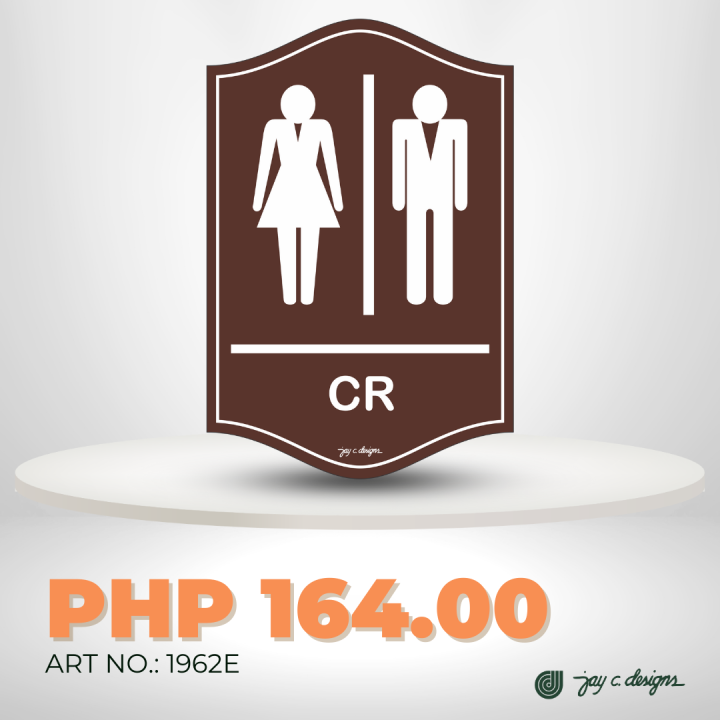 Pinoy Signs - Acrylic Signage 1962E Babae/Lalake - 6.0" x 9.0" x 1.5mm ...