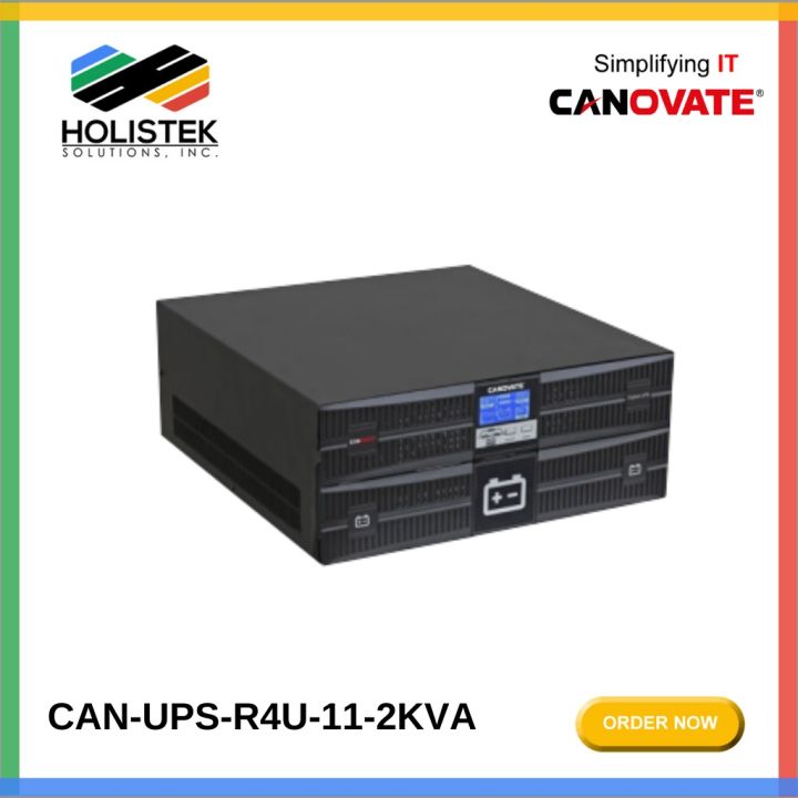 Canovate 2KVA Rack Mount UPS with 1-ph IN & 1-ph OUT 230VAC, 50/60Hz ...