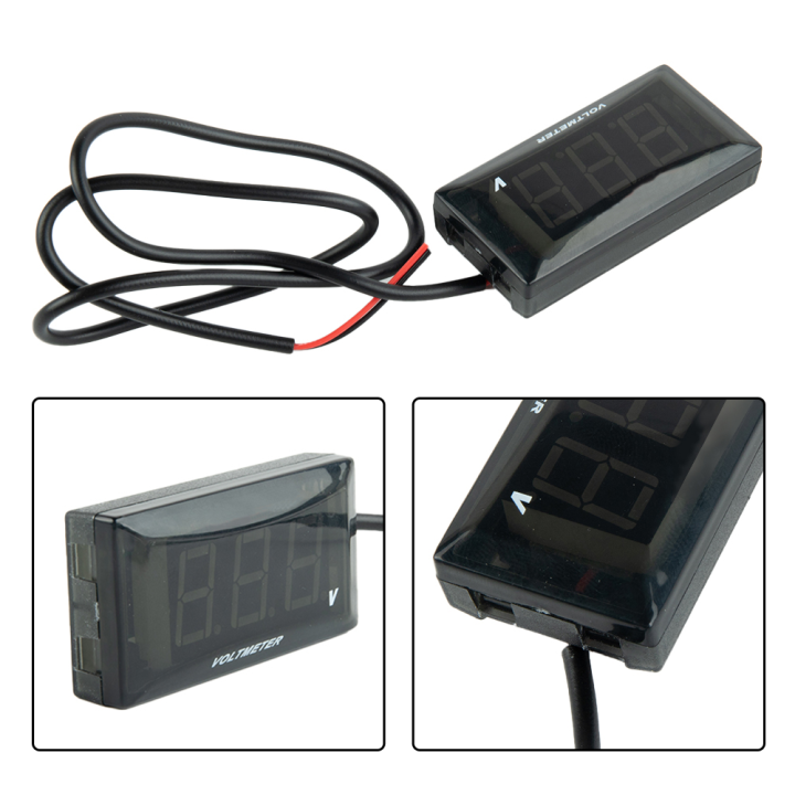 【AUTOCASTLE】 Application DC 12V LED Volt Meter Display Battery Gauge ...