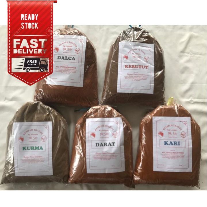Rempah Nik Sah (500g)| Rempah Gulai Asli Kelantan| Kar| Kerutuk| Darat ...