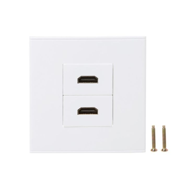 86 Type Wall Panel Socket HDMI High Definition Digital TV Network Cable ...