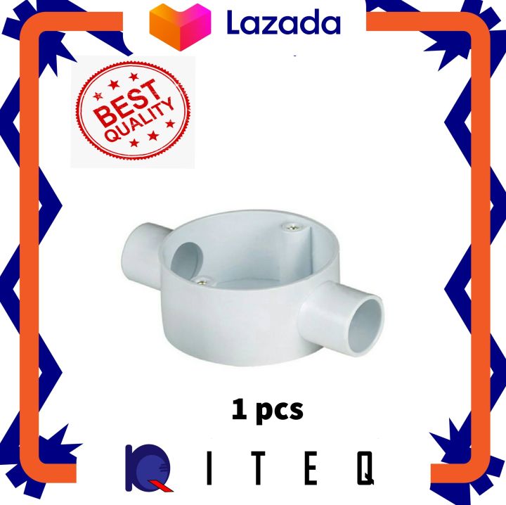 PVC Conduit Fittings - 2 way Box (20MM) WHITE | Lazada