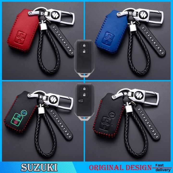 SUZUKI XL7 AND ERTIGA GLX Keyless Remote Car Key leather Cover Case ...