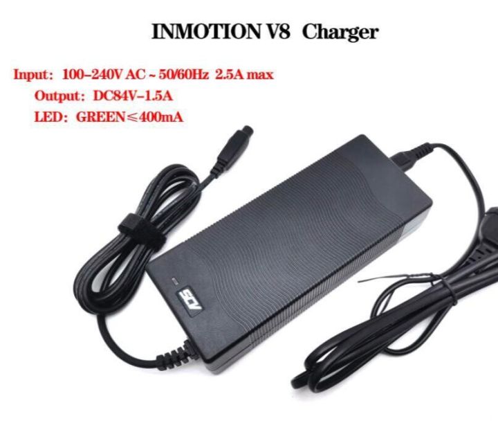 100-240V Original Charger for INMOTION V8 V10 Unicycle Skateboard ...