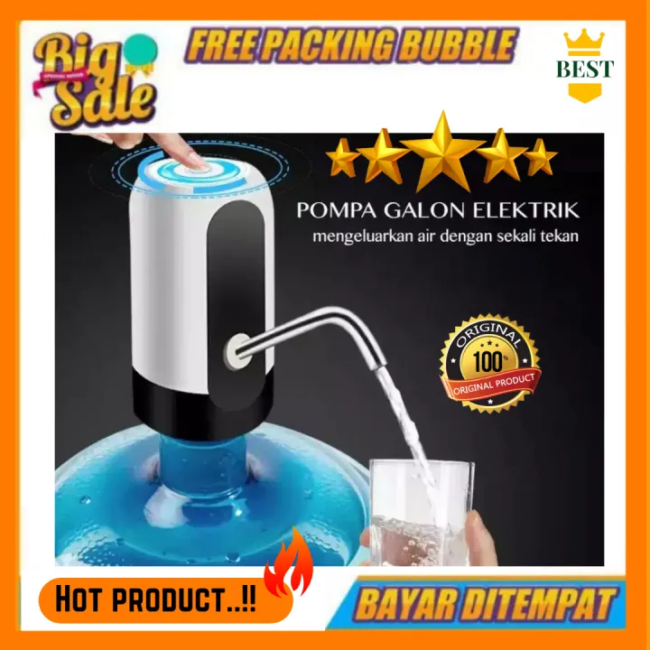 Pompa Galon Elektrik Recharge Dispenser Air Galon Charge DISPENSER USB ...