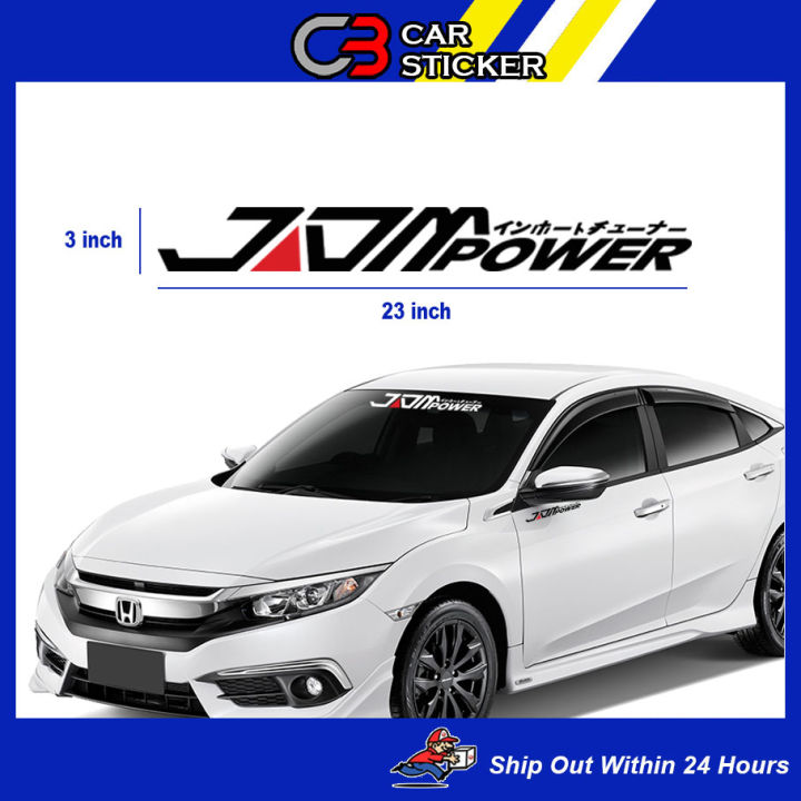 JDM POWER CAR STICKER / CS737 | Lazada