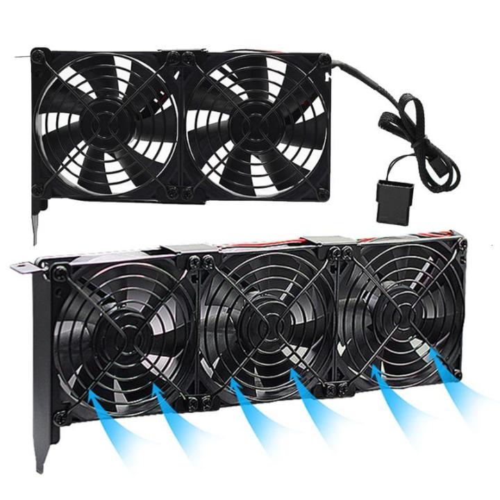 Universal VGA Cooler Dual/ Three Fans 80mm Graphics Heatsink Fans GPU ...