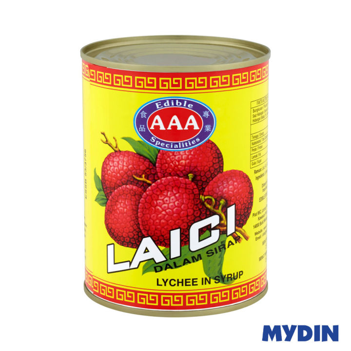 Edible AAA Lychee In Syrup (565g) | Lazada