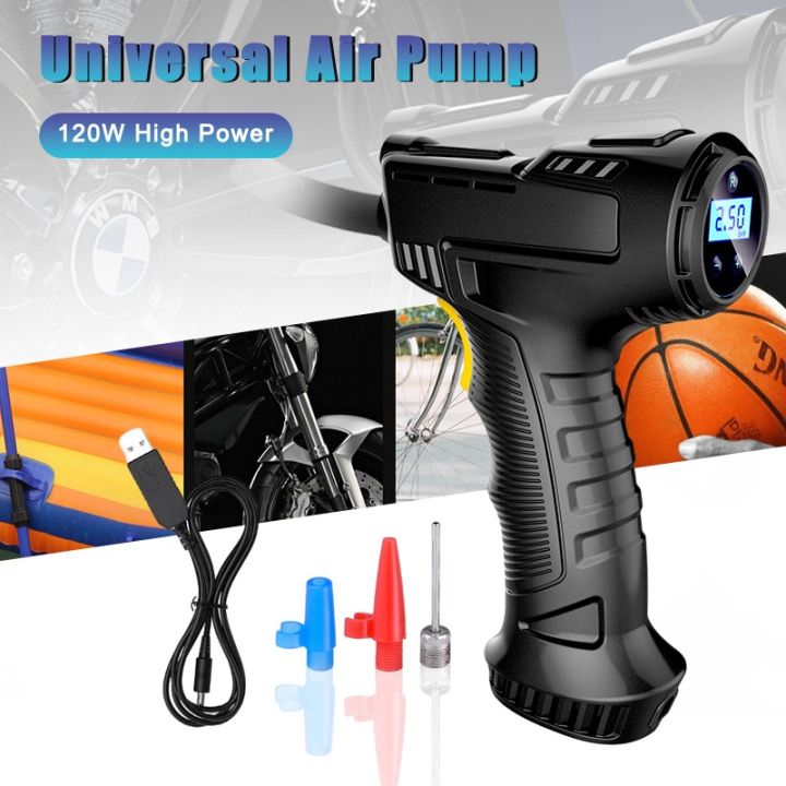 Portable USB Rechargeable Air Pump Car Tire Automatic Inflatable Pump ...