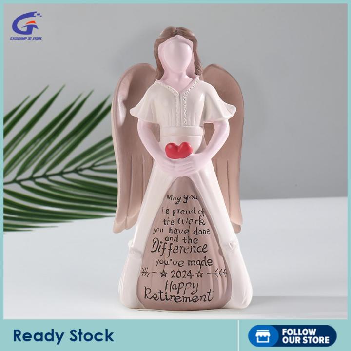 Gazechimp Angel Statue 2024 Retirement Gift Centerpiece Table ...