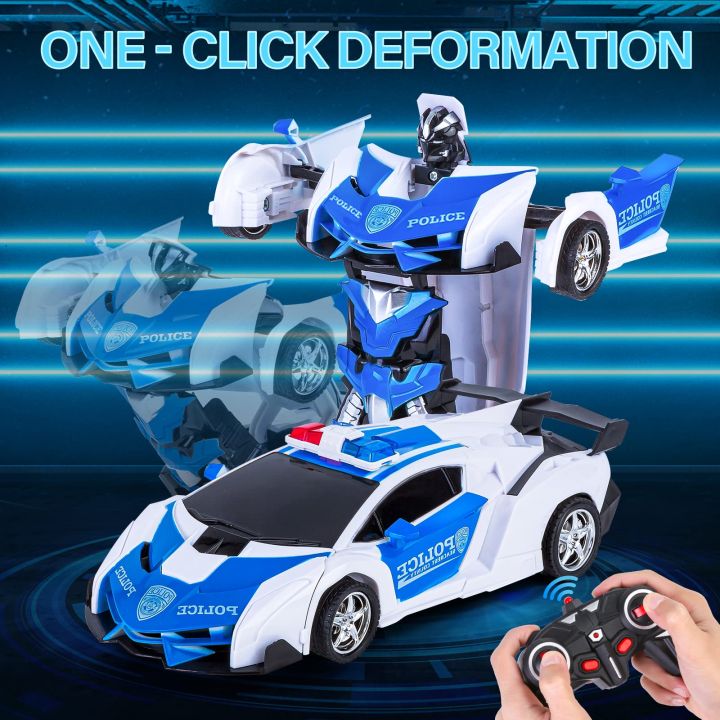 Orihinal Remote Control Transformer Car Deformation Robot Toy 2 in 1 ...