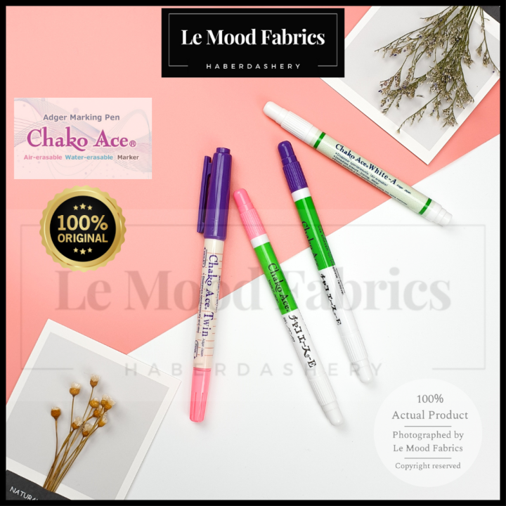 Original Adger Japan Chako Ace Disappearing Fabric Pen Vanishing Pen ...