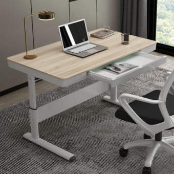 Height Adjustable Standing Desk with drawers | Study table | Office ...