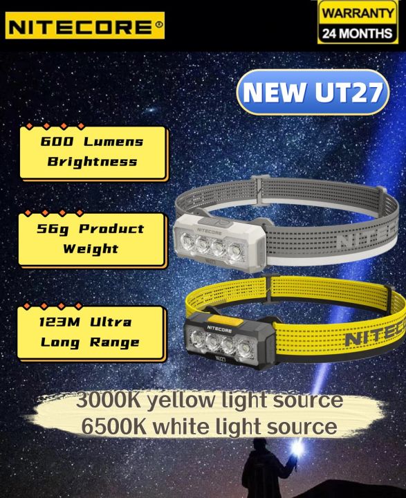 2025 New Model NITECORE NU27 Off-road Running Headlight, Strong and ...