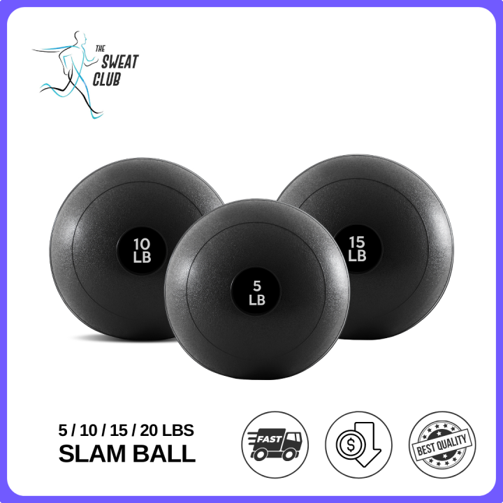 5 - 20 LBS Slam Ball Medicine Ball Exercise Ball Sports Crossfit Home ...