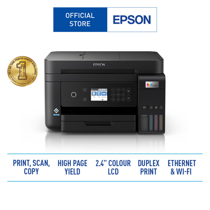 Epson EcoTank L6270 A4 Wi-Fi Duplex All-in-One Ink Tank Printer with ...