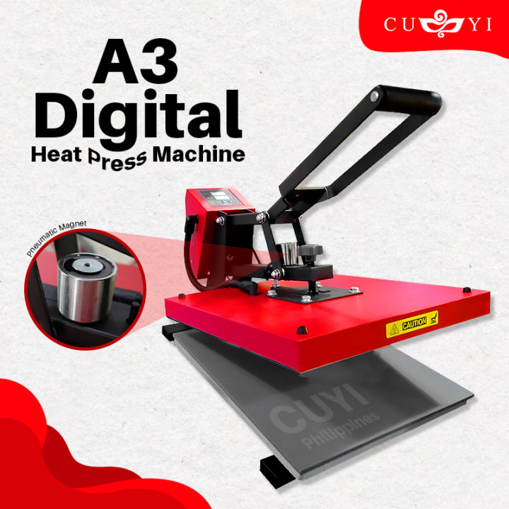 A3 Size CUYI Heavy Duty Digital Heat Press Machine 15 x18 inches ...