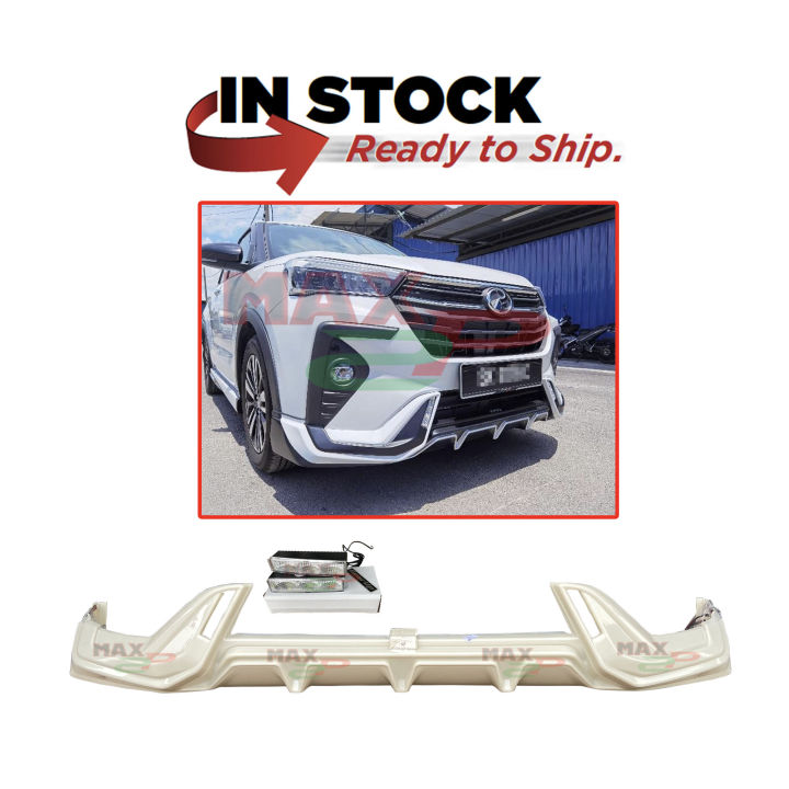Perodua Ativa Gear UP GU Style Front Skirt Skirting Bumper Lower Lip ...